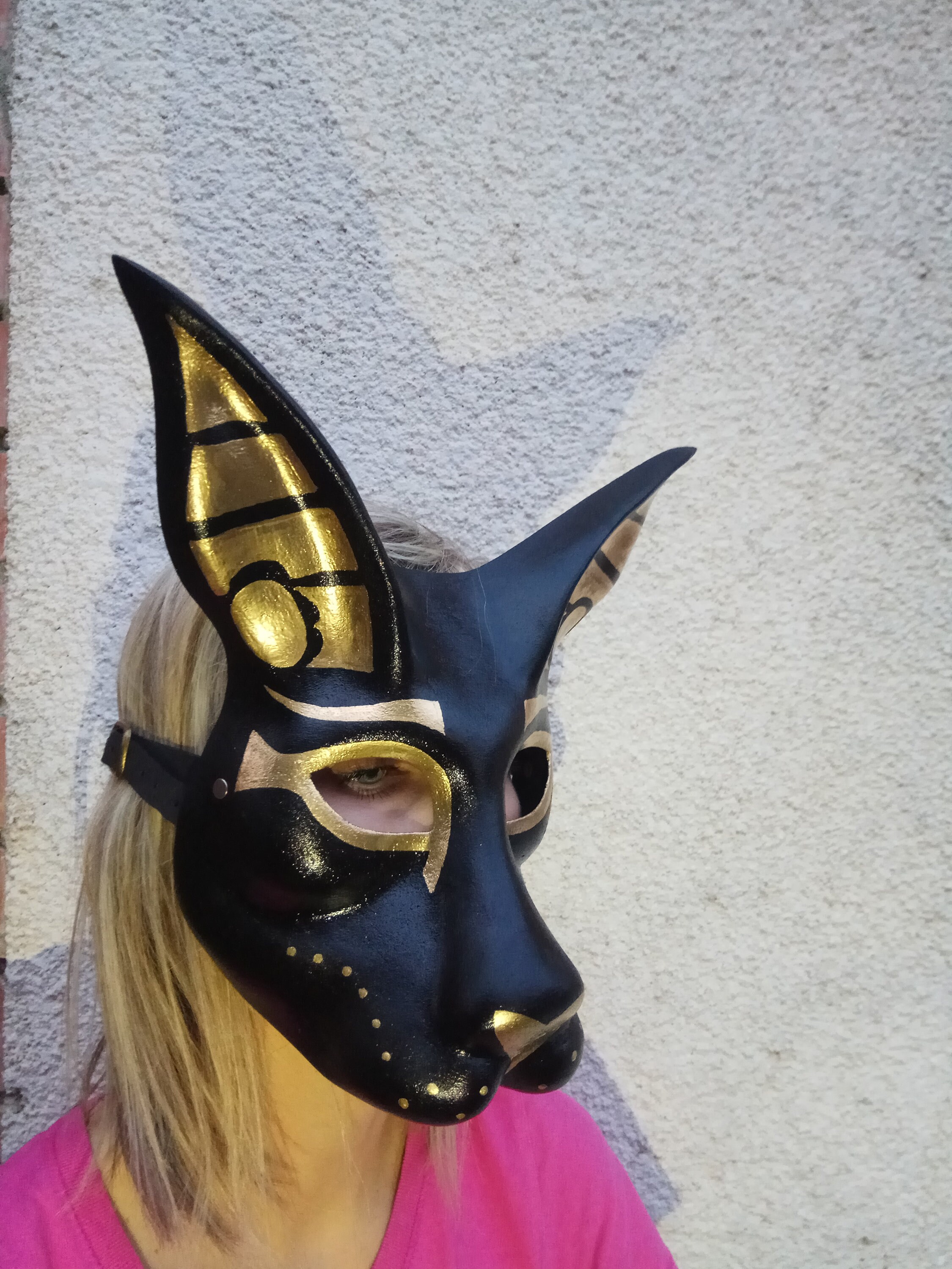 Egyptian Wild Cat Mask hand Made | Etsy