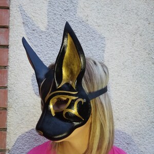 Egyptian Cat Mask (hand Made) - Etsy
