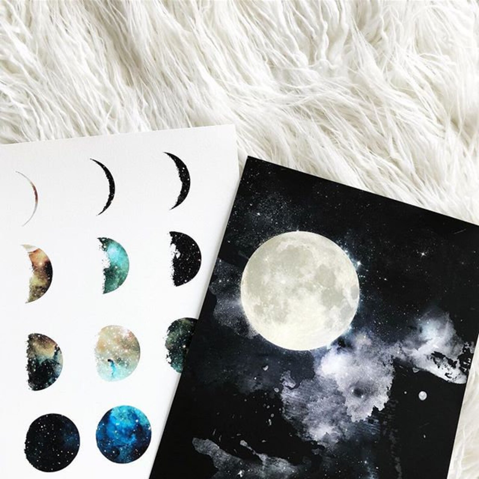 Phases de la lune décor affiches art décor maison - Etsy Canada