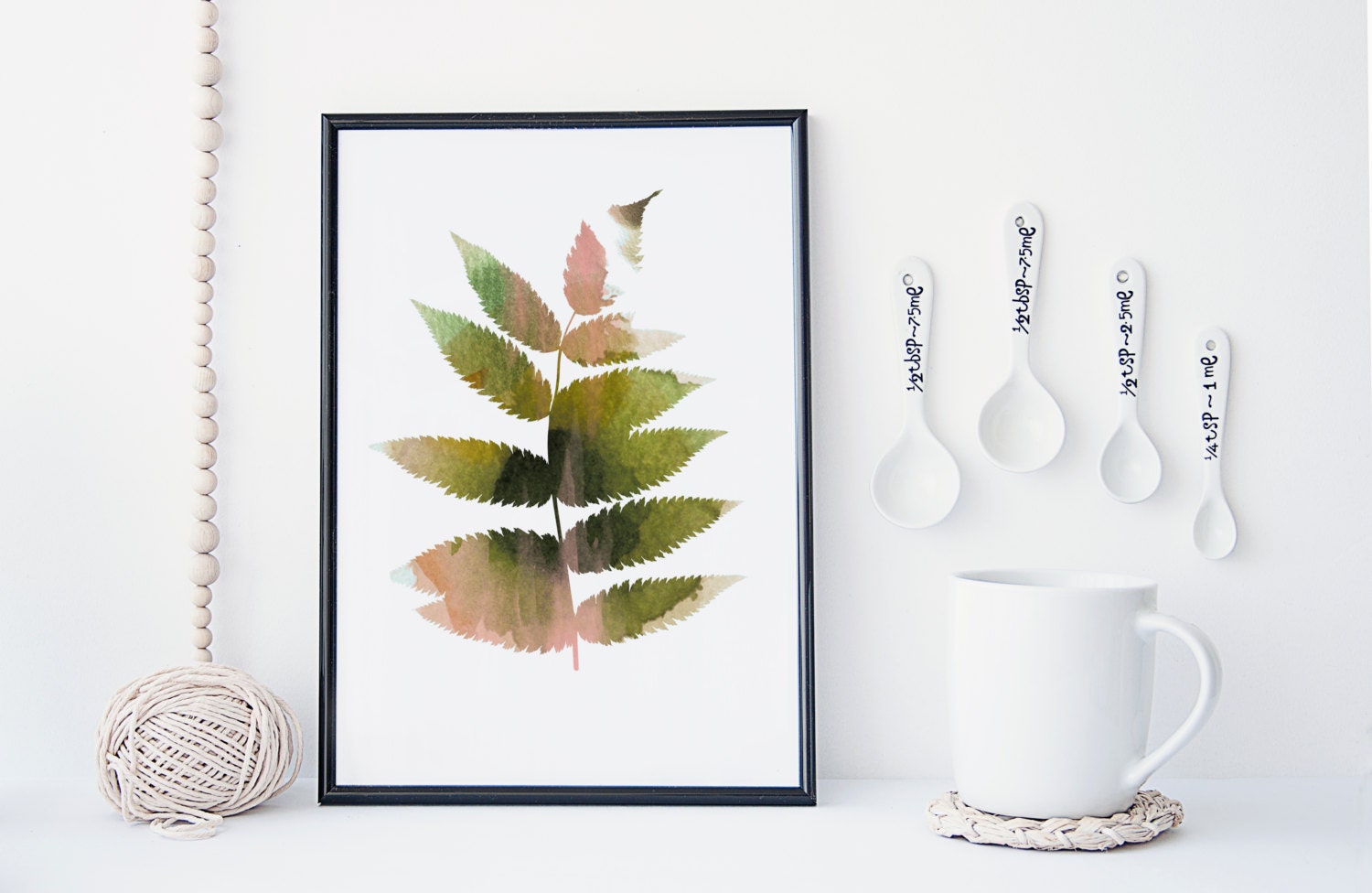 Leaf Watercolor Art Print Botanical Art Print Watercolor | Etsy Canada