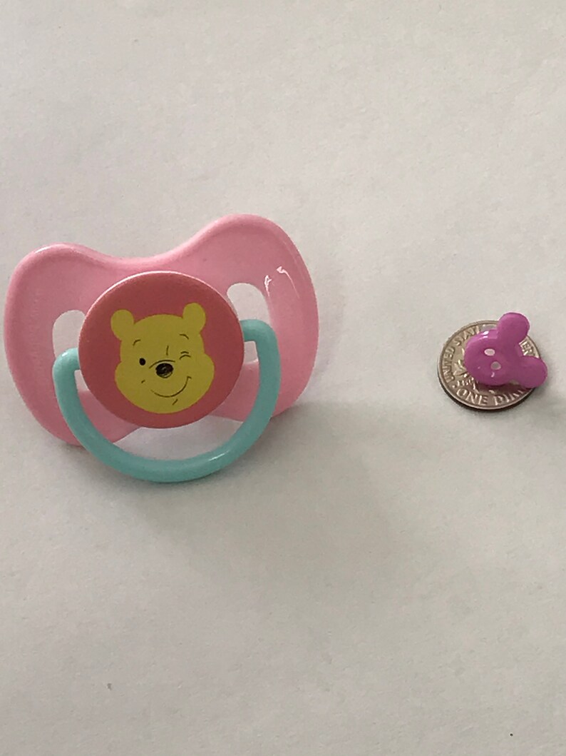Miniature silicone doll pacifier/ Tiny silicone doll pacifier | Etsy