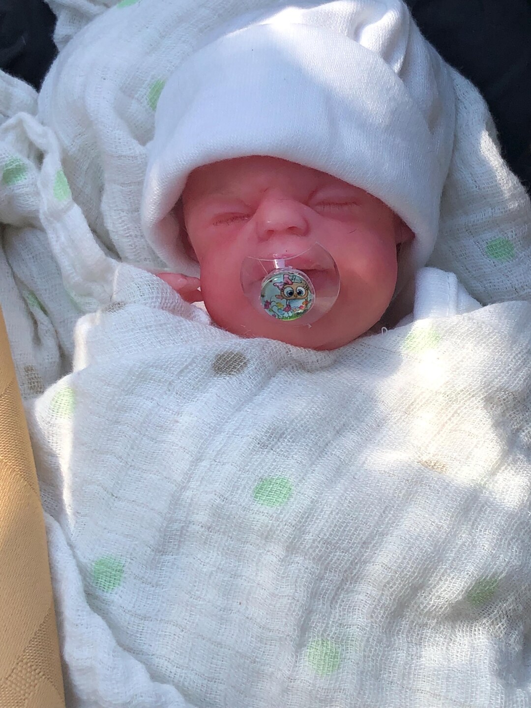 Miniature 7-9 Inches Silicone Doll Pacifier, Reborn Doll 7-9 Inches ...