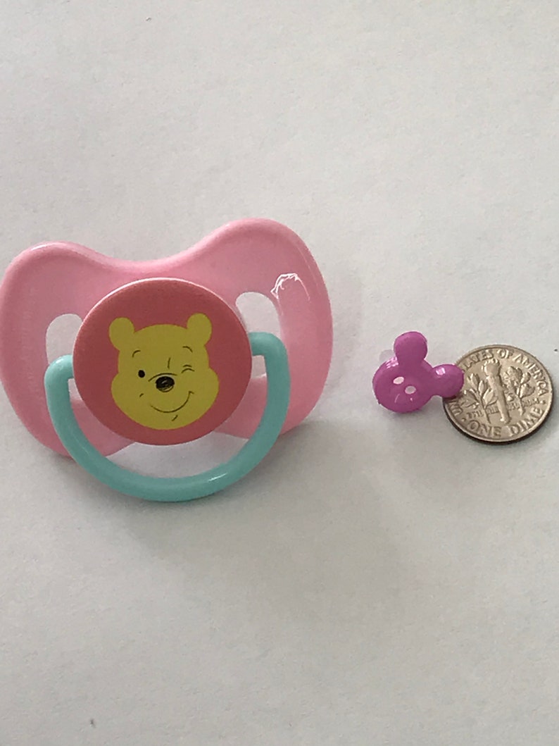 Miniature silicone doll pacifier/ Tiny silicone doll pacifier | Etsy