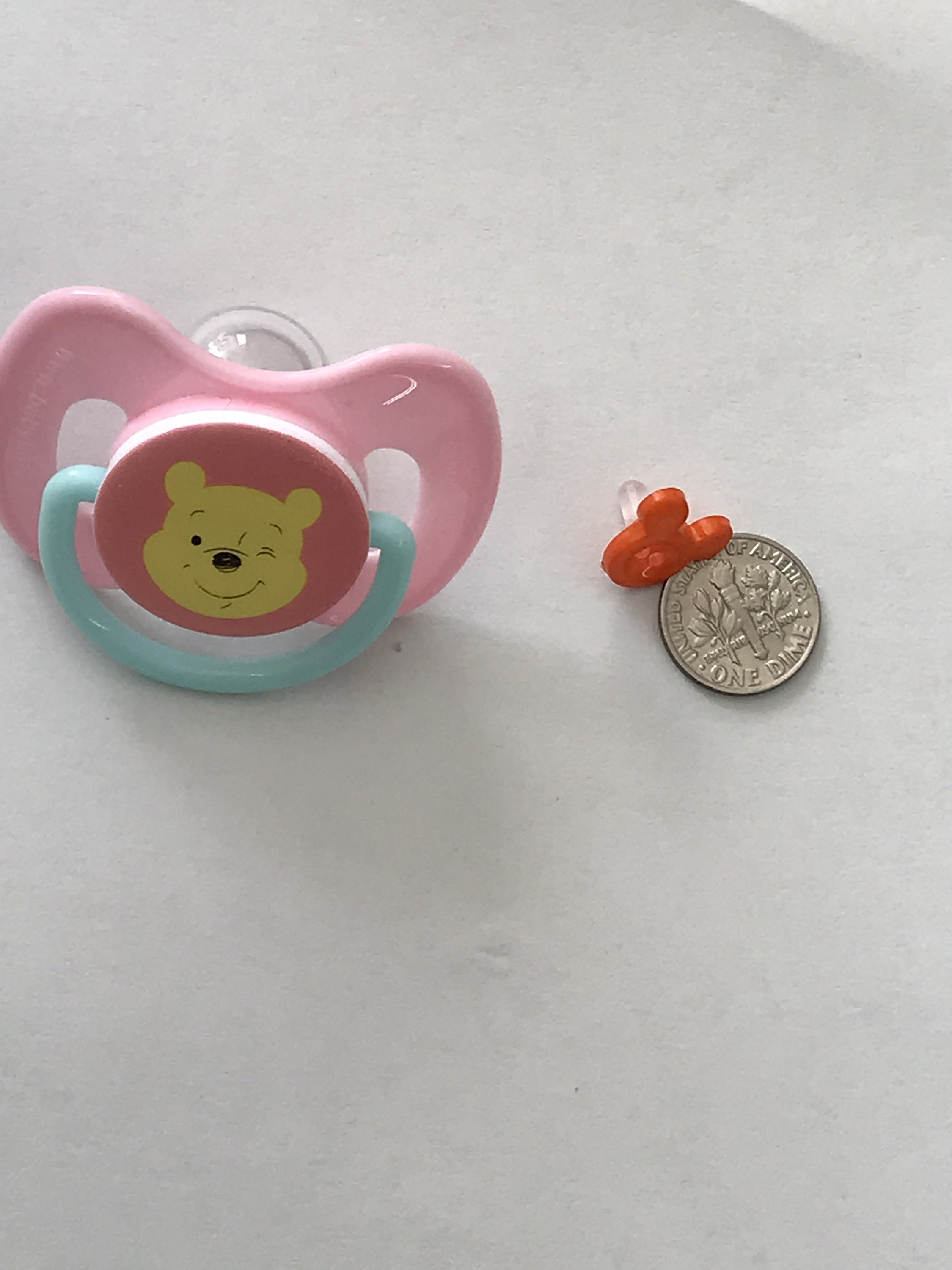 Miniature Silicone Doll Pacifier/ Tiny Silicone Doll Pacifier - Etsy
