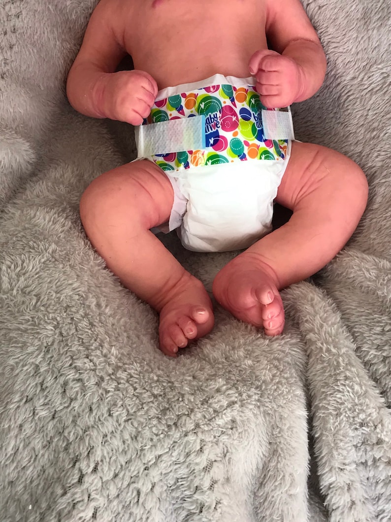 Micro Preemie Doll Diapers Baby Alive Diapers 10-14 Inches | Etsy