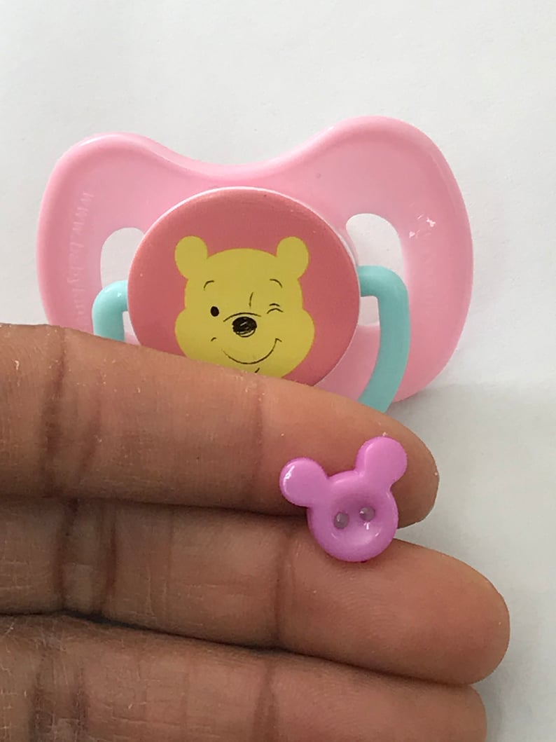 Miniature silicone doll pacifier/ Tiny silicone doll pacifier | Etsy