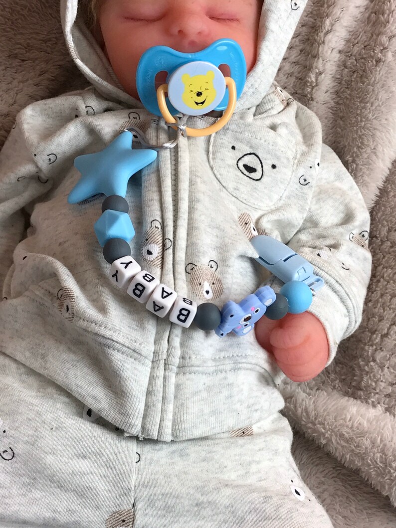 Preemie - Newborn Doll Pacifier Clip - Etsy