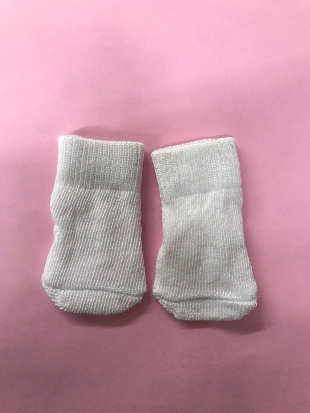 Micro Preemie Doll Socks / Reborn Doll Socks/ Tiny Doll Socks/ 12-15 ...