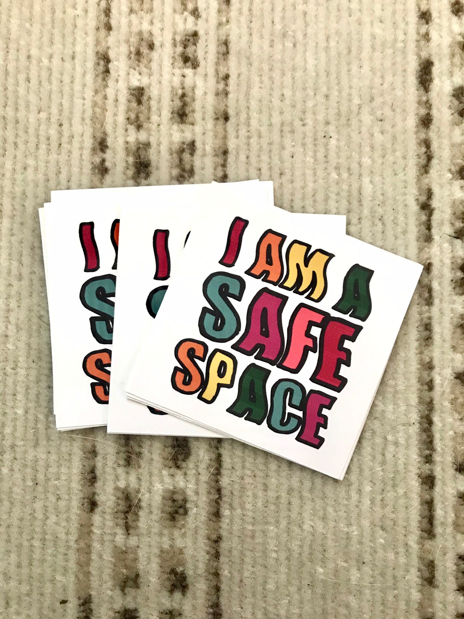 I Am a Safe Space Sticker LGBTQ Pride Gift Ally Sticker | Etsy
