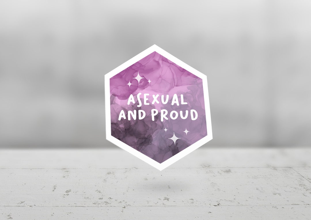Asexual and Proud Ace Pride Sticker Coming Out Gift LGBTQ - Etsy