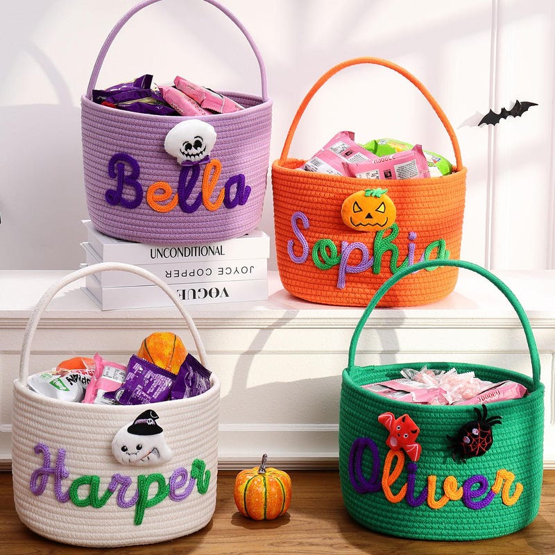 Halloween Basket - Etsy