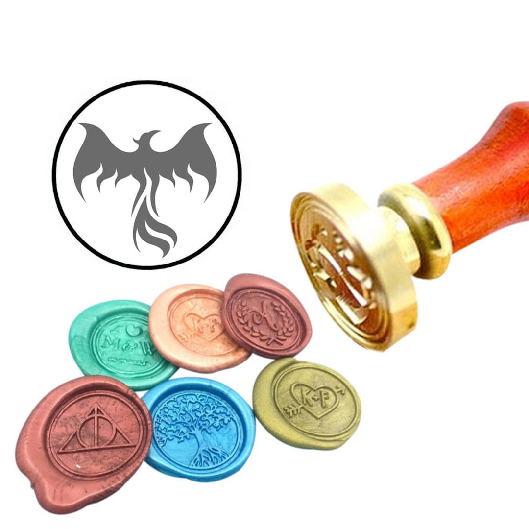 Fire Phoenix Wax Seal Stamp Fire Phoenix Sealing Wax Stamp Kit - Etsy