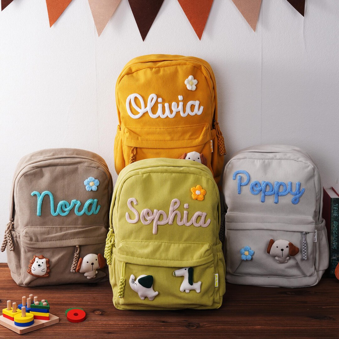 Personalized Toddler Backpack, Custom Toddler Bag, Kids Backpack With ...