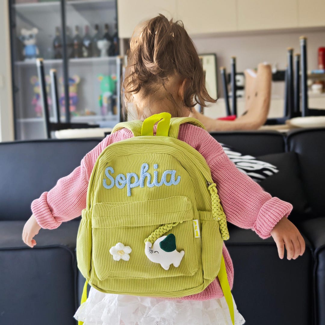 Personalized Toddler Backpack, Custom Toddler Bag, Kids Backpack With ...
