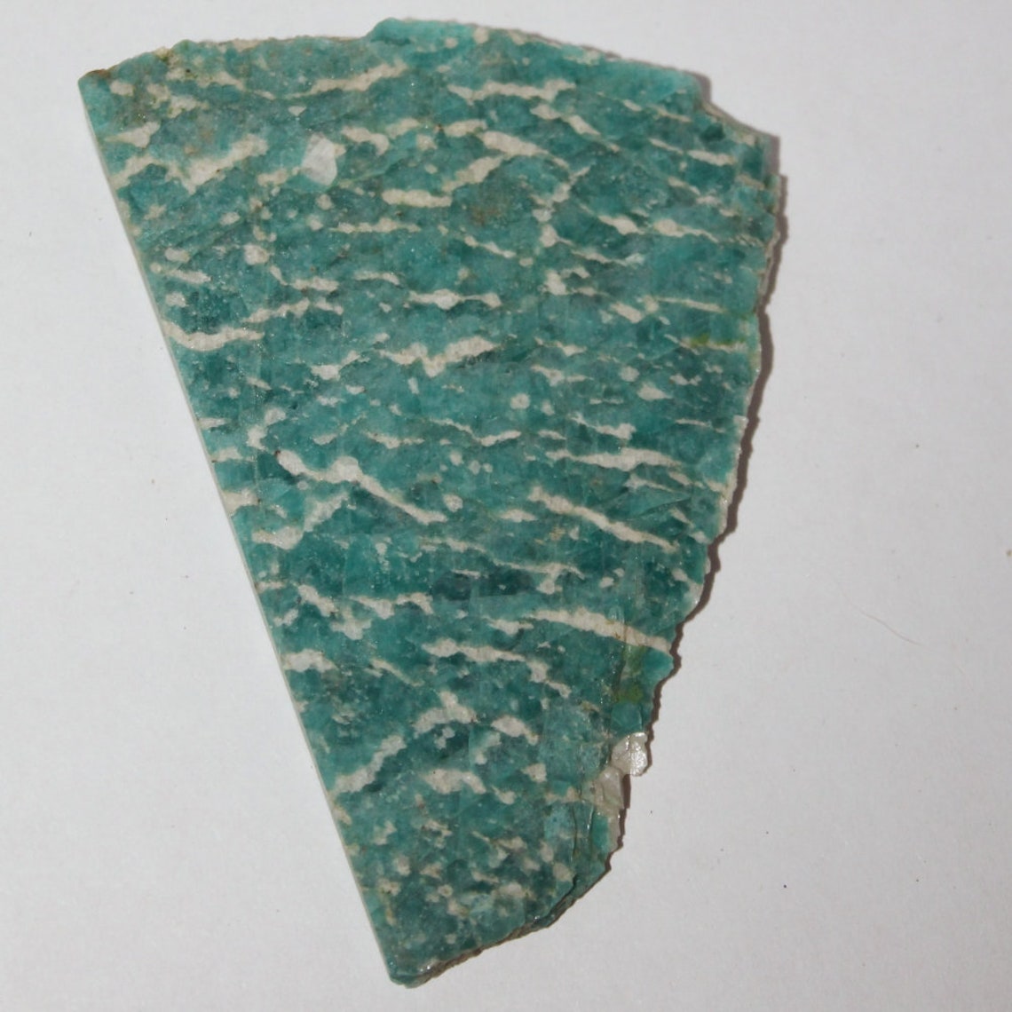 Polished amazonite slab 80x59x8 mm | Etsy