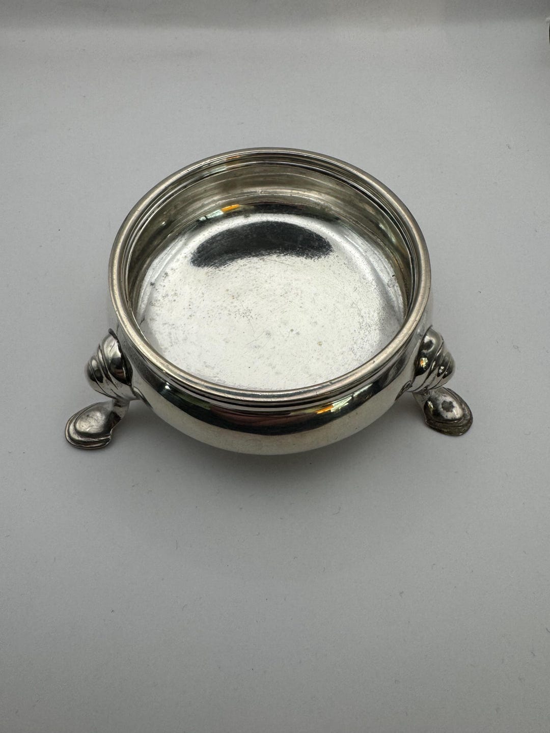 Antique Sterling Silver Footed Salt Cellar - Etsy