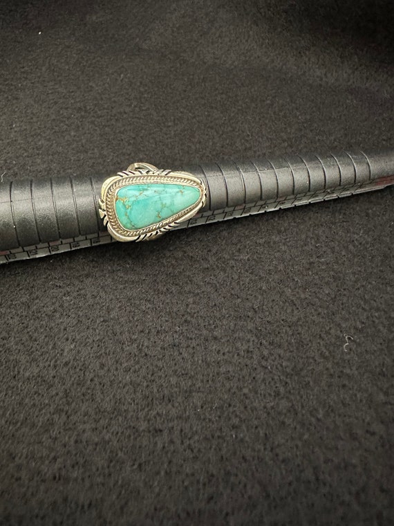 Gary Spencer Navajo Turquoise Ring - Gem