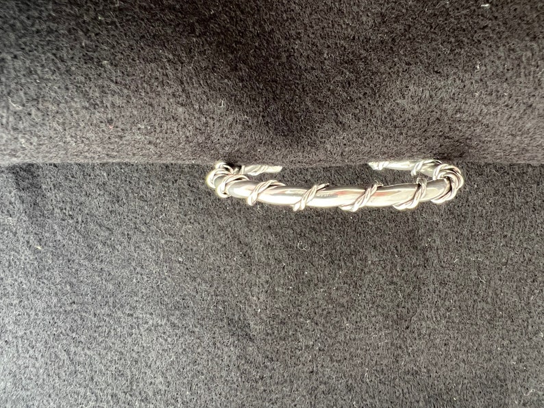 Sterling Silver Barb Wire Cuff Bracelet by Nashina Tsosie - Etsy