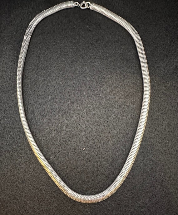 Vintage German 835 Silver Necklace - Gem