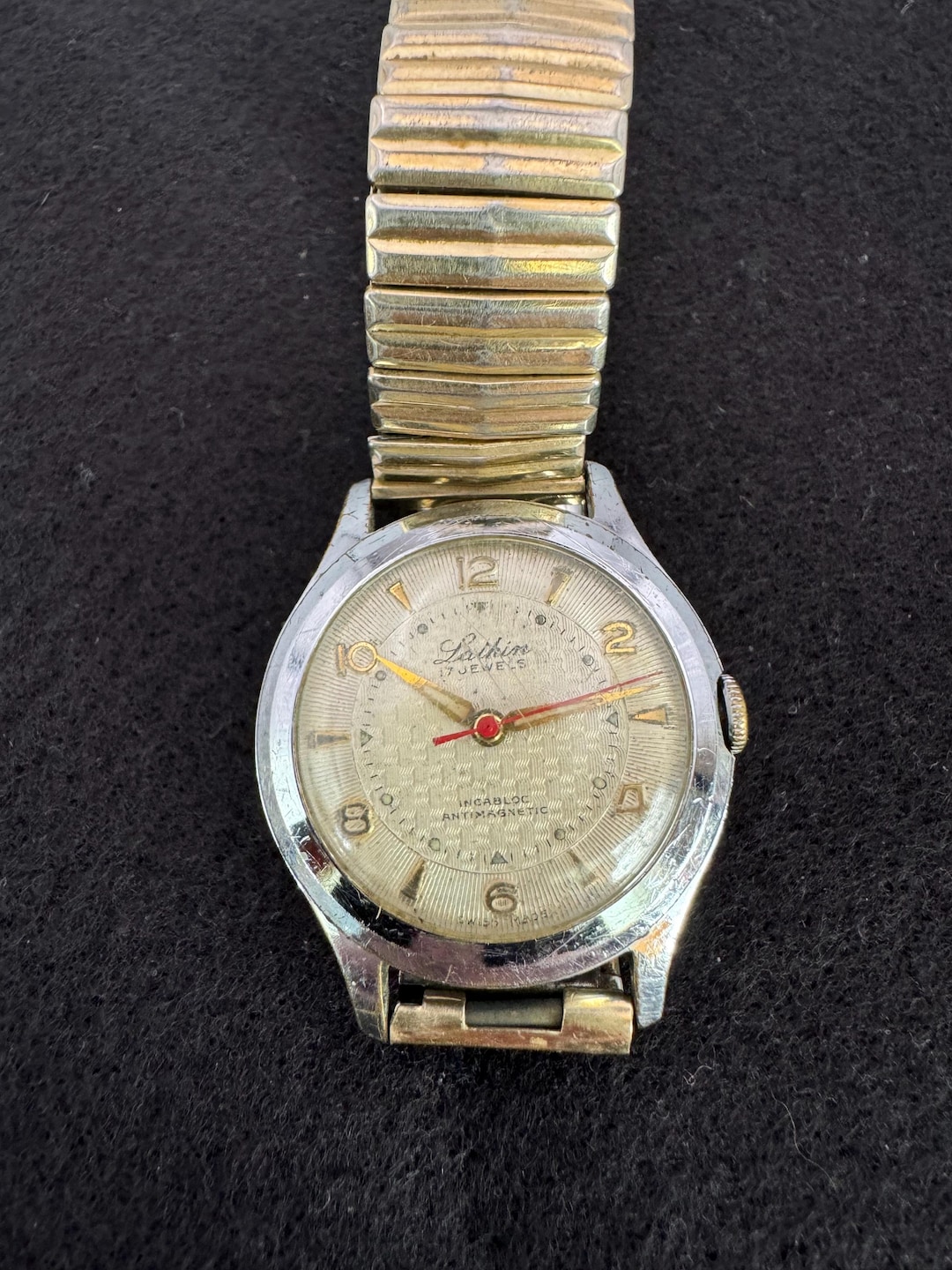 Vintage Lathin 17 Jewel Incabloc Mens Watch - Etsy