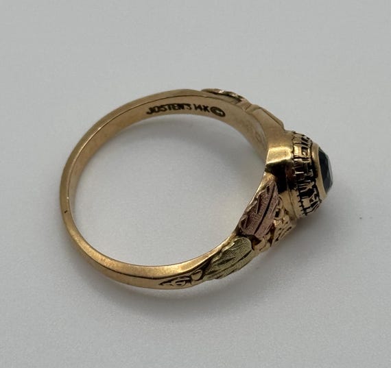 Vintage 14k Gold Topaz Class Ring - Gem
