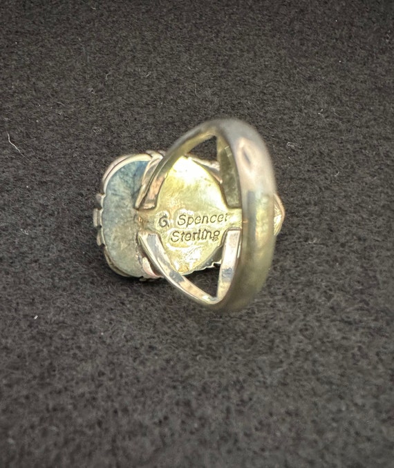 Gary Spencer Navajo Turquoise Ring - Gem