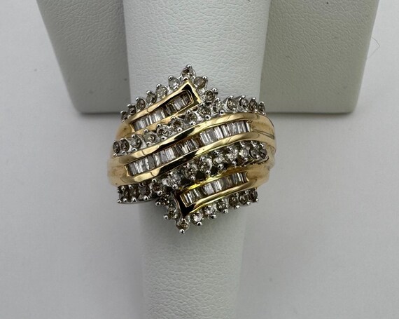 10k Gold Multi Diamond Ring - Gem