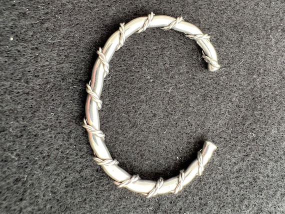 Sterling Silver Barb Wire Cuff Bracelet by Nashina Tsosie - Etsy