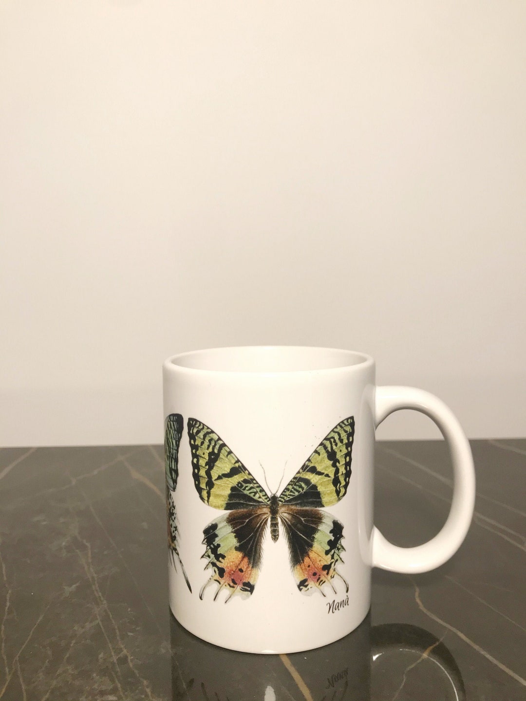 Madagascar Urania Watercolor Butterflies Mug - Etsy
