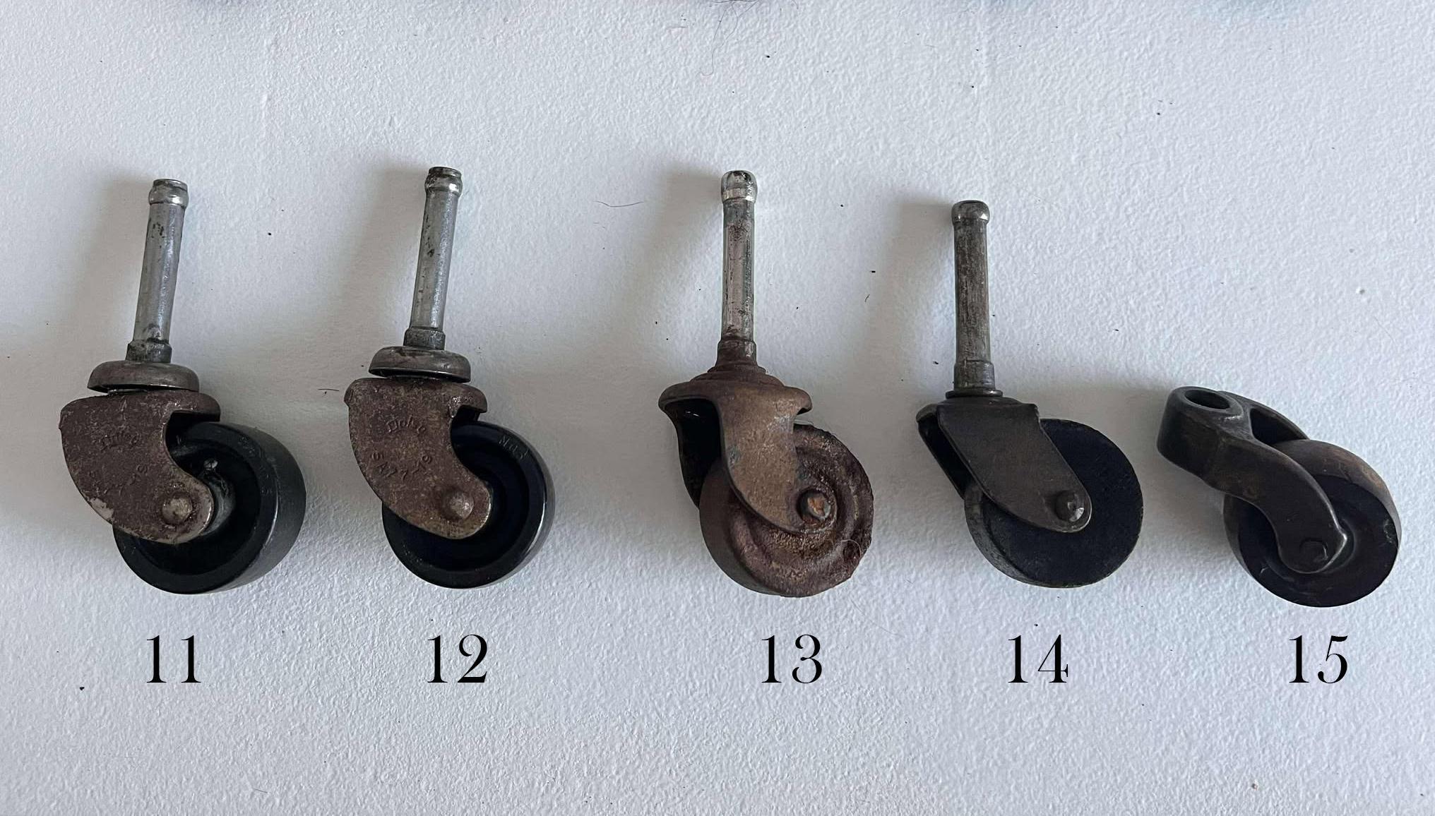Antique Vintage Metal Wood Caster Wheels Furniture Industrial - Etsy