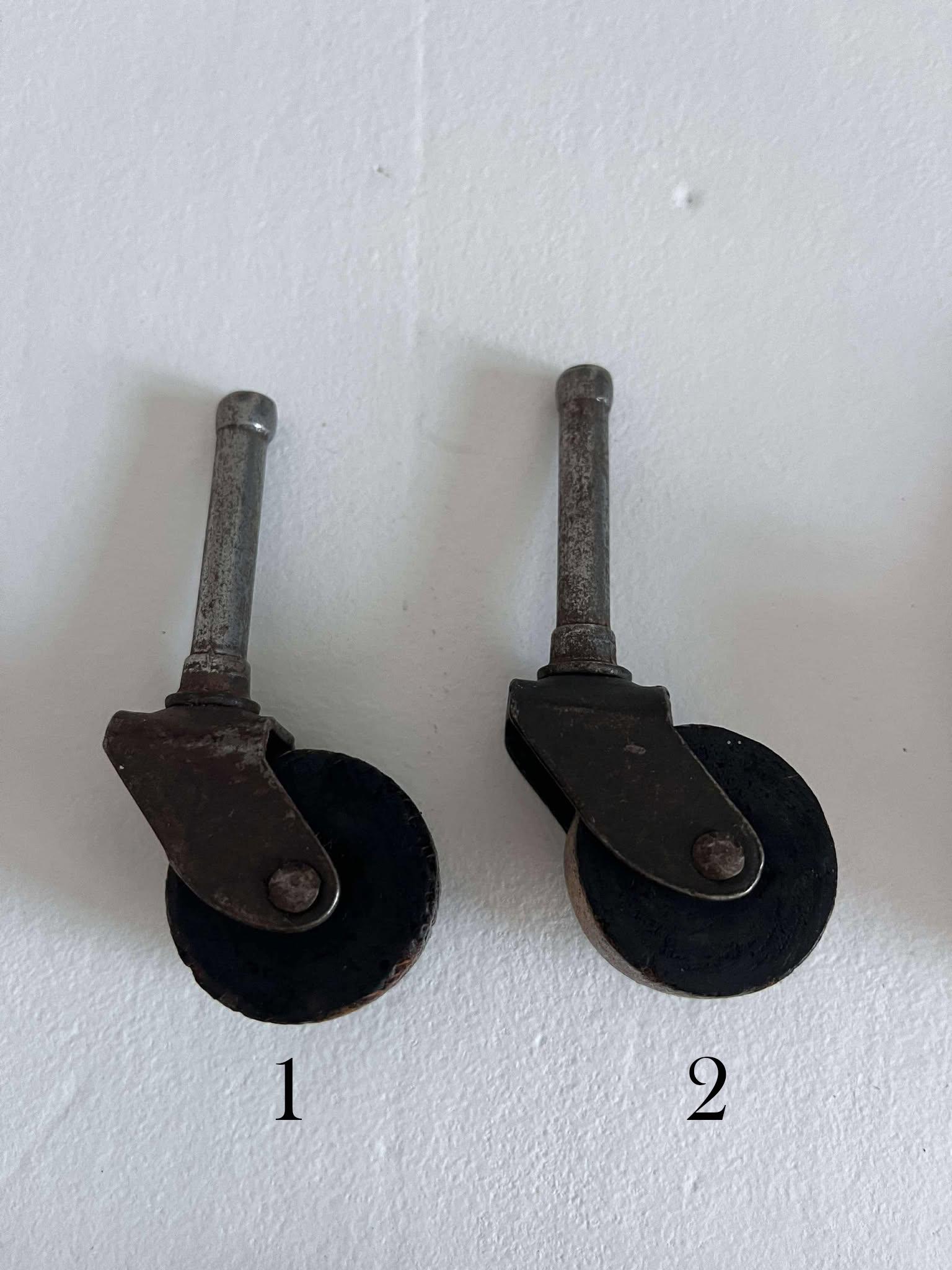 Antique Vintage Metal Wood Caster Wheels Furniture Industrial - Etsy