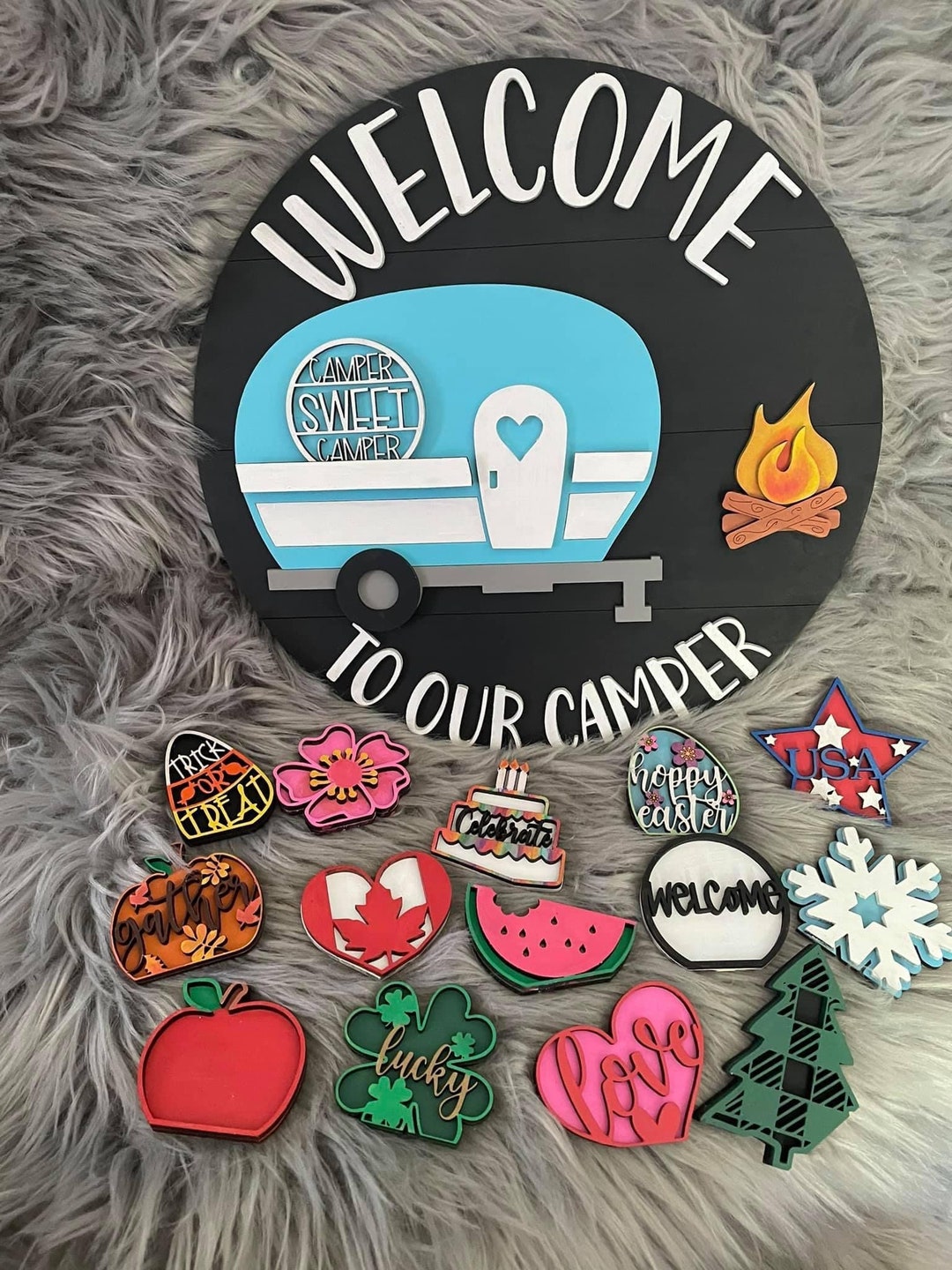 Welcome to Our Camper Sign - Etsy