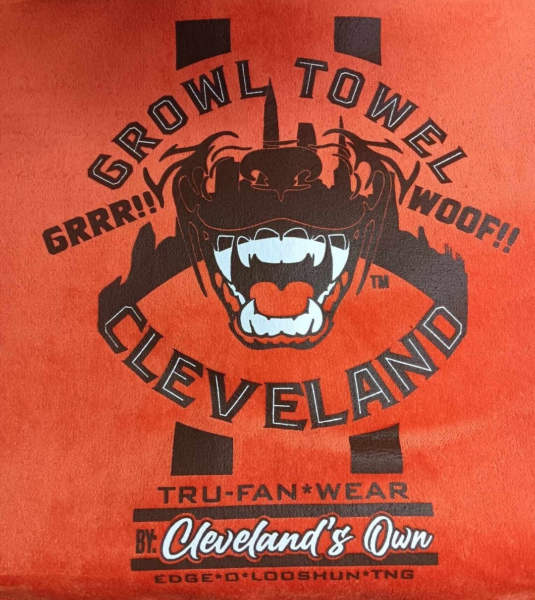 Cleveland's Own "growl TOWEL " Football Rally Towel - Etsy