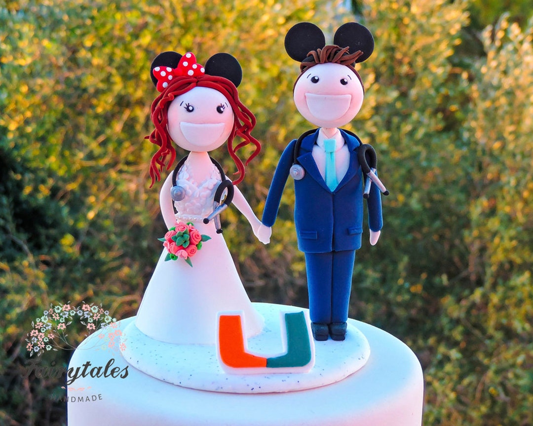 Funny Wedding Cake Topper, Custom Wedding Cake Topper, Bride and Groom ...