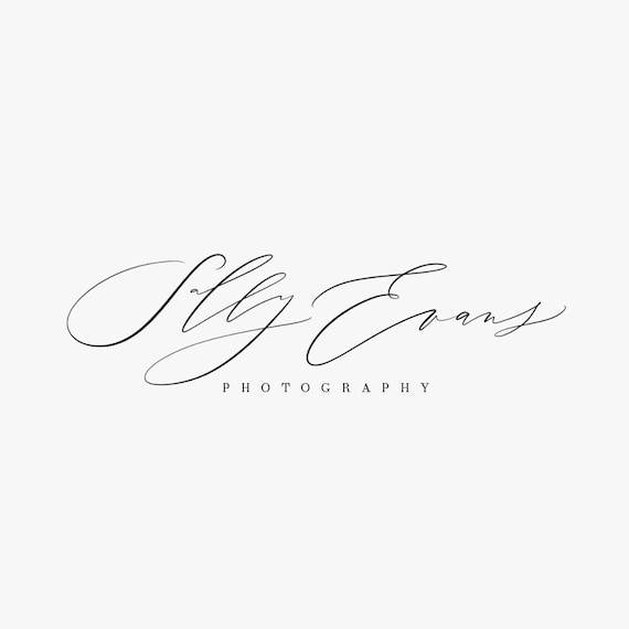 Custom Handwritten Logo Design. Branding Text Only Logo | Etsy