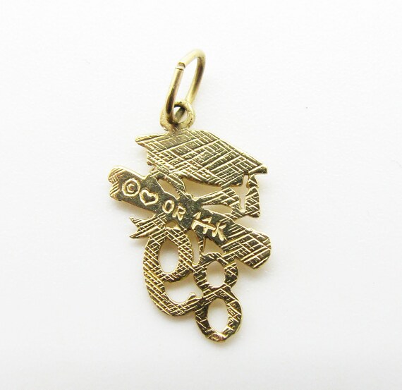 Vintage 1989 14K Gold OroAmerica Diamond Cut Graduati… - Gem