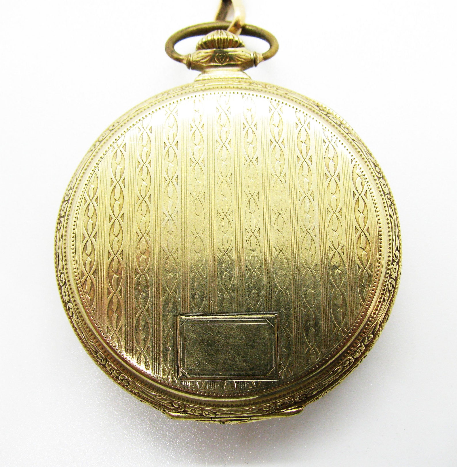 1920s Art Deco Wadsworth / Illinois Autocrat Pocket Watch With Fancy ...
