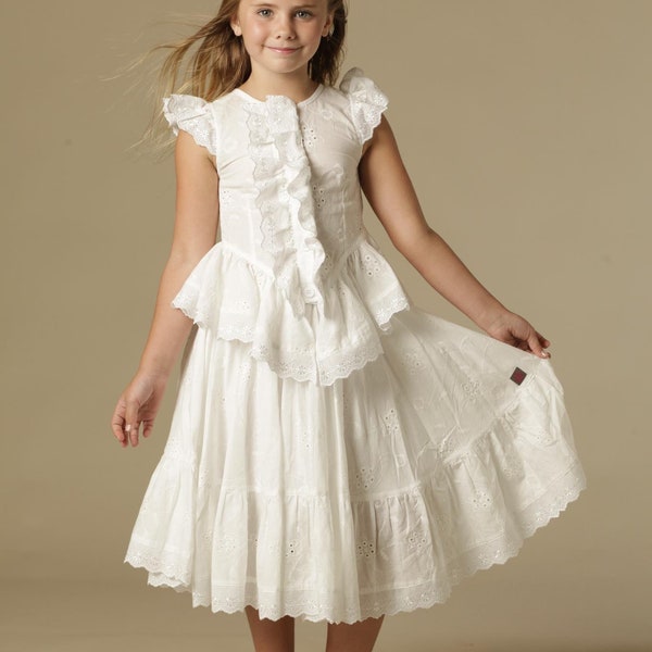 White Eyelet Dress - Etsy