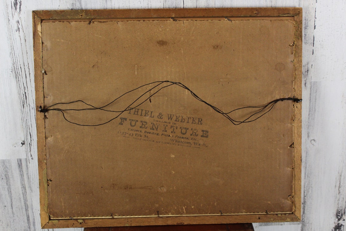 Lovely Antique Lithograph Landscape - Etsy