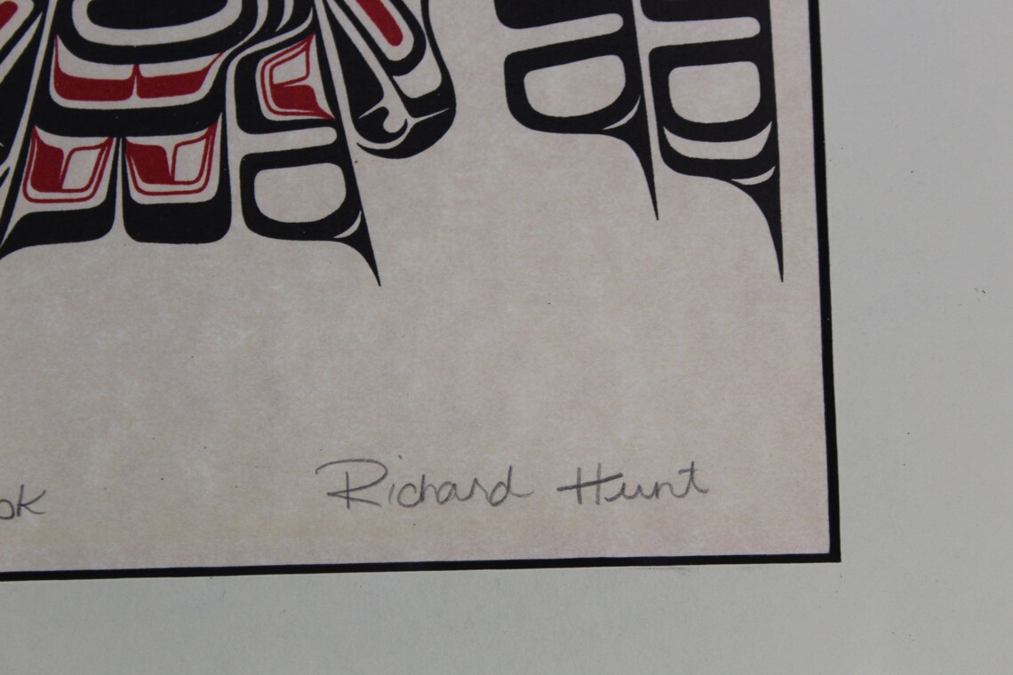 Vintage Richard Hunt Print "hok Hok - Etsy