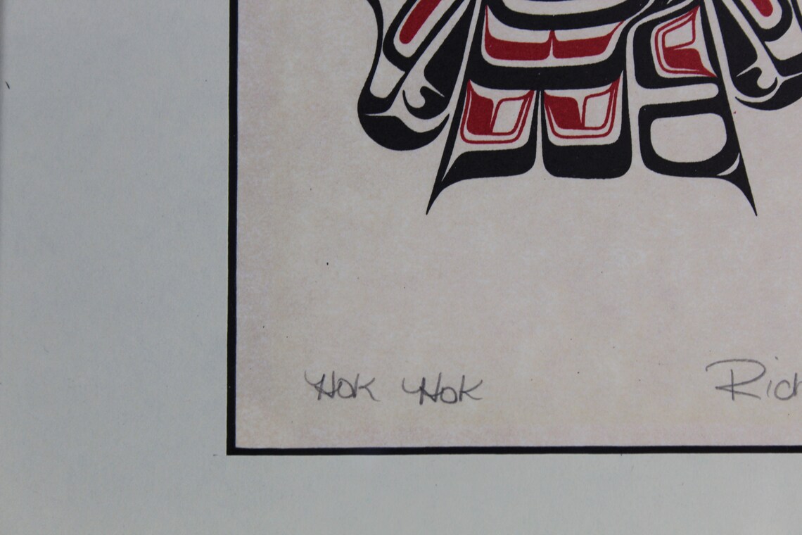 Vintage Richard Hunt Print "hok Hok - Etsy