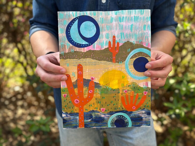 Paper Collage Art - Etsy