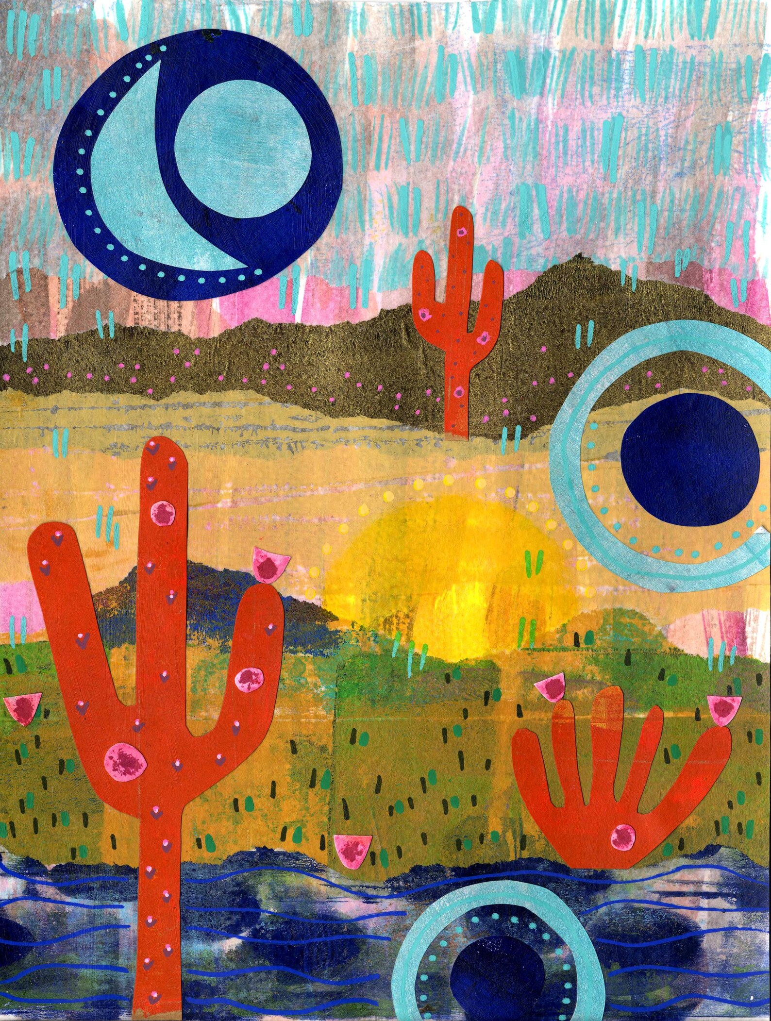 Paper Collage Art - Etsy