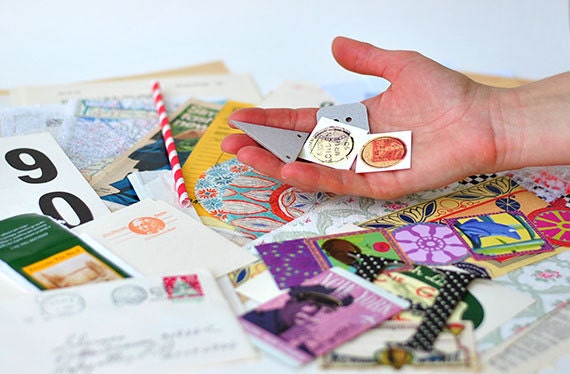 Mixed Paper Collage Kit Paper Pack 40+ - Etsy