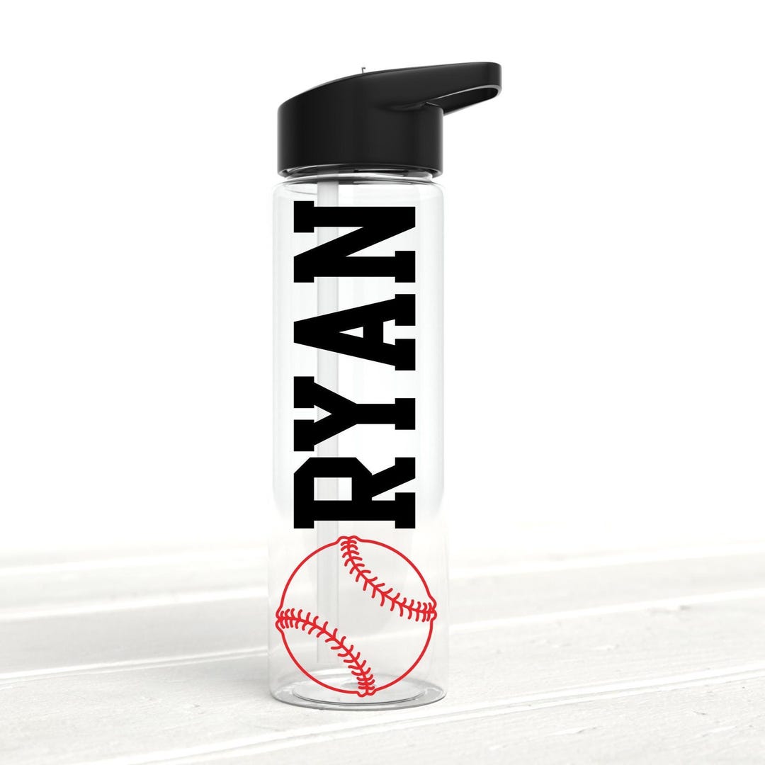 Baseball Water Bottle, Baseball Gifts, Personalized Kids Water Bottle ...