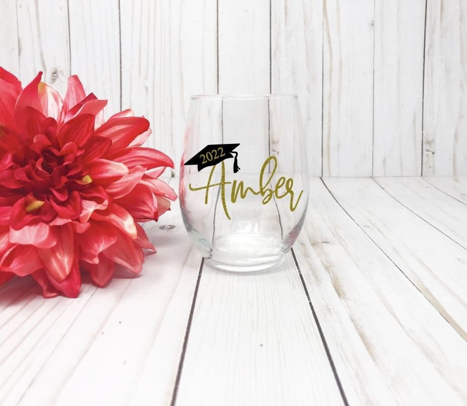 College Graduation Gift Graduation Wine Glass Gift for | Etsy