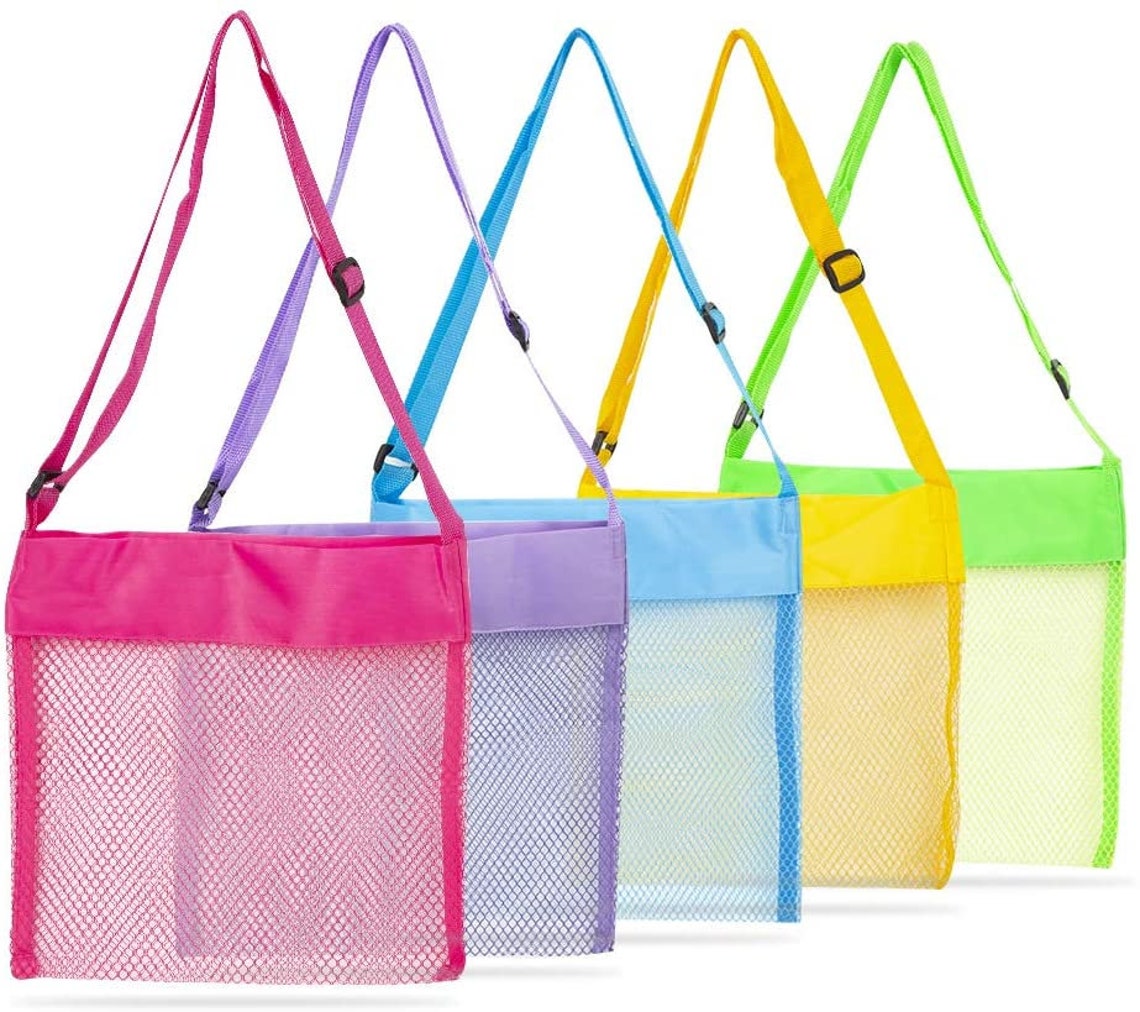 Personalized Kids Sea Shell Bag Personalized Kids Beach Bag - Etsy