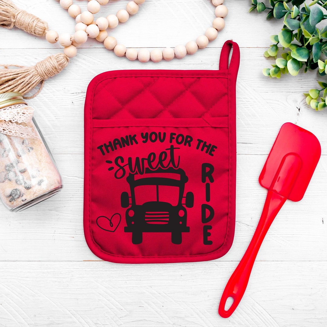 Bus Driver Appreciation Gift, Bus Driver Oven Mitt, End of the Year ...