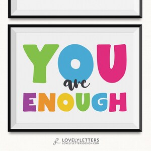 Classroom Print Set of TWO / DIGITAL / Classroom Motivational Print ...