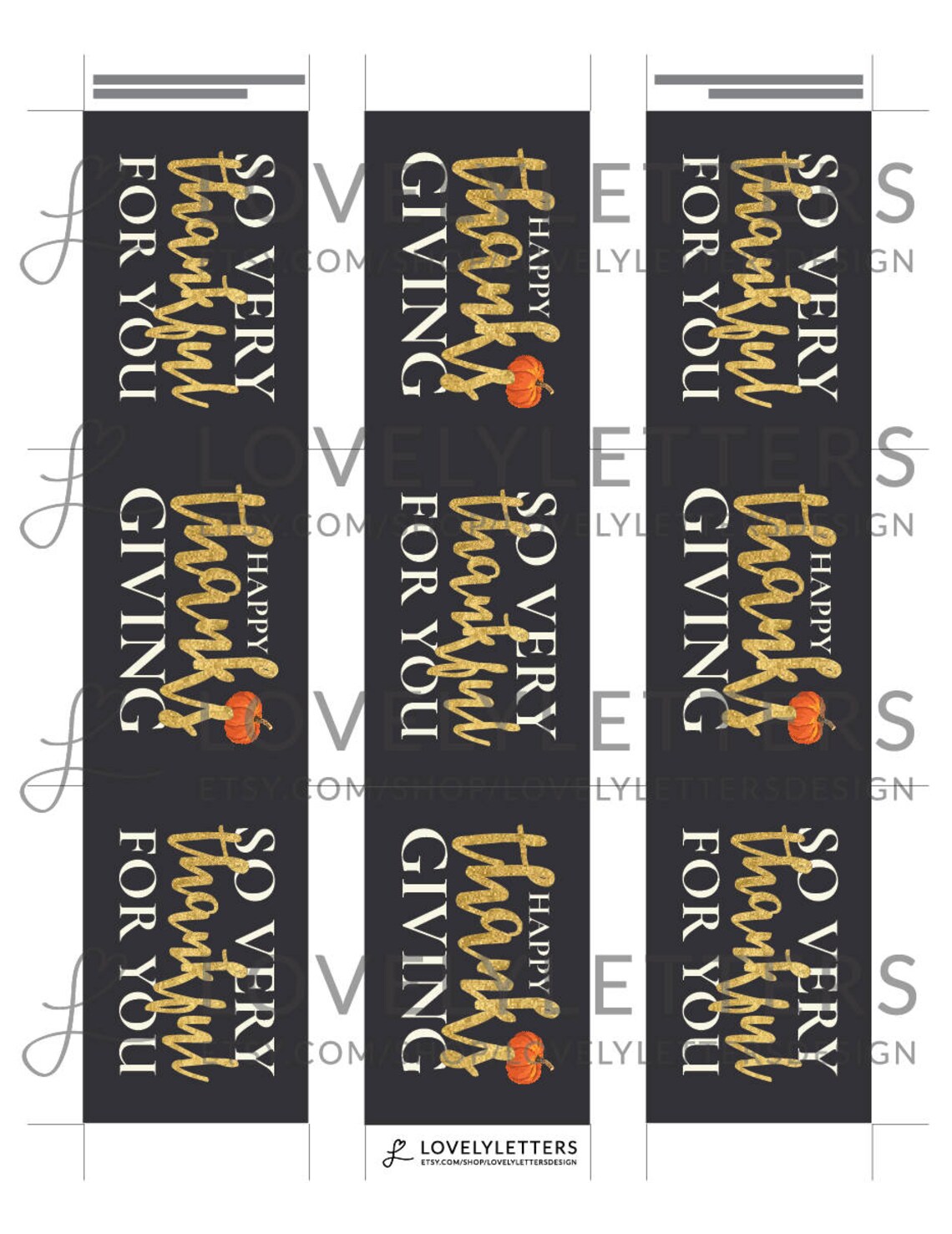 Happy Thanksgiving Gift Tags / Thanksgiving Tags / so Thankful Gift Tag ...